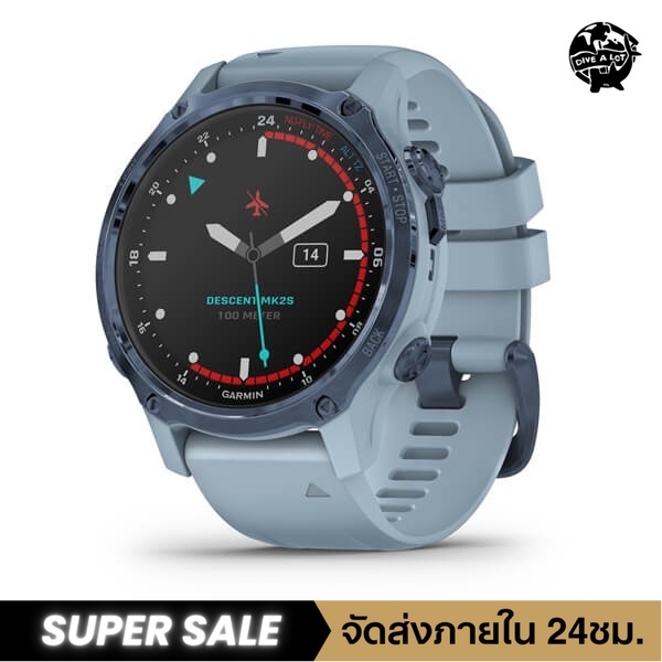 GARMIN DESCENT MK2S Stainless Steel Dive Computer นาฬิกาดำน้ำ รับประกัน ...