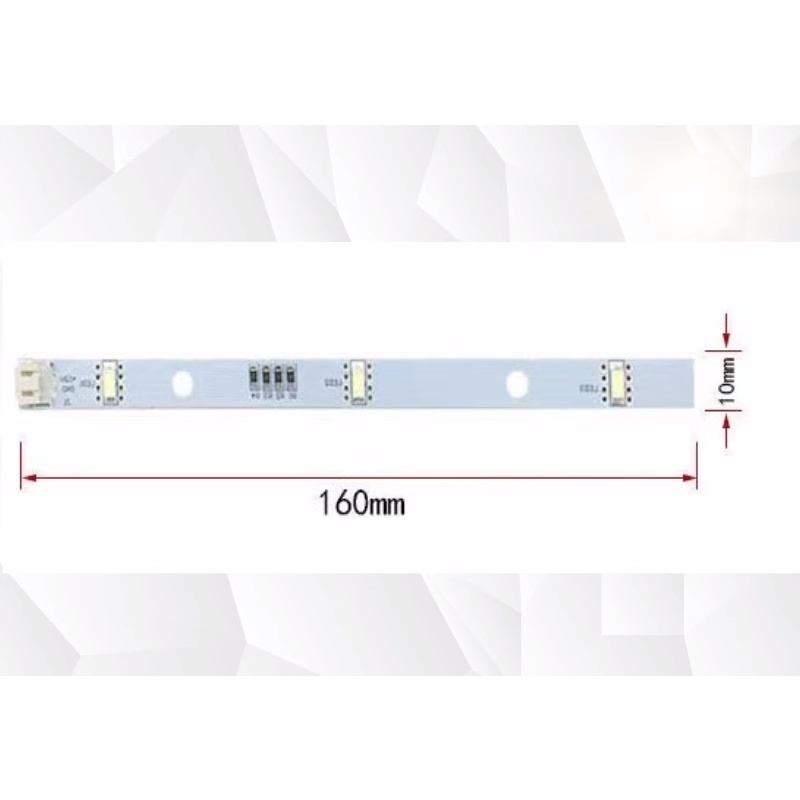 แถบไฟ LED ปรับระดับเสียง สําหรับตู้เย็น349766 Mddz-162a 1629348โคมไฟติด ...