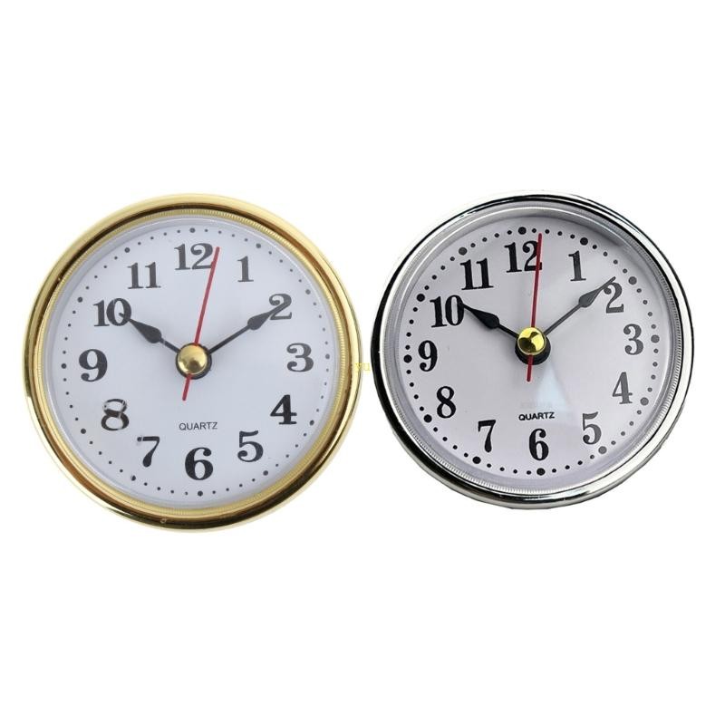 Mini Clock Insert Round Clocks Quartz Movement 2-1/2 65mm Diameter ...