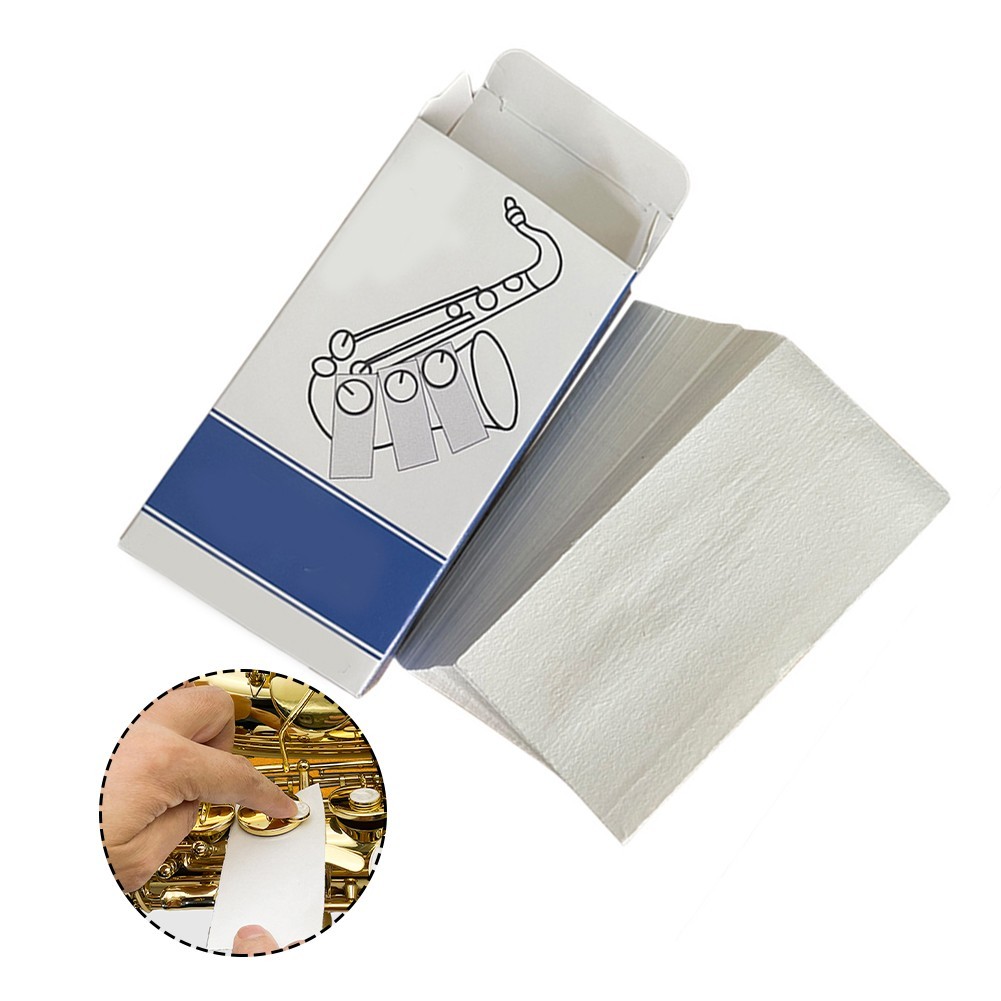 กิ๊กเกิล Clean Care Sheet Anti-Sticky Papers ขลุ่ย Sax Clarinet ปุ่มดูด ...