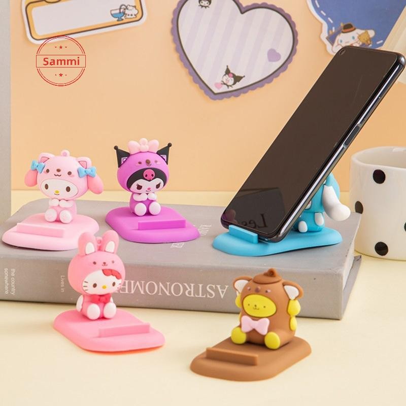 Sammi Sanrio Creative โทรศัพท์มือถือแท็บเล็ตขาตั้งน่ารักอะนิเมะตัวอักษร ...