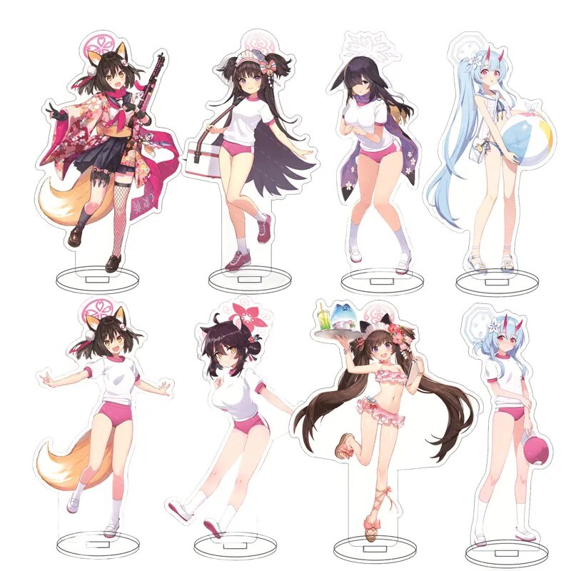 Standee รุ่น Blue Archive Hyakkiyakou Kasuga Tsubaki Waraku Chise Kuda ... Standee รุ่น Blue Archive Hyakkiyakou Kasuga Tsubaki Waraku Chise Kuda ...