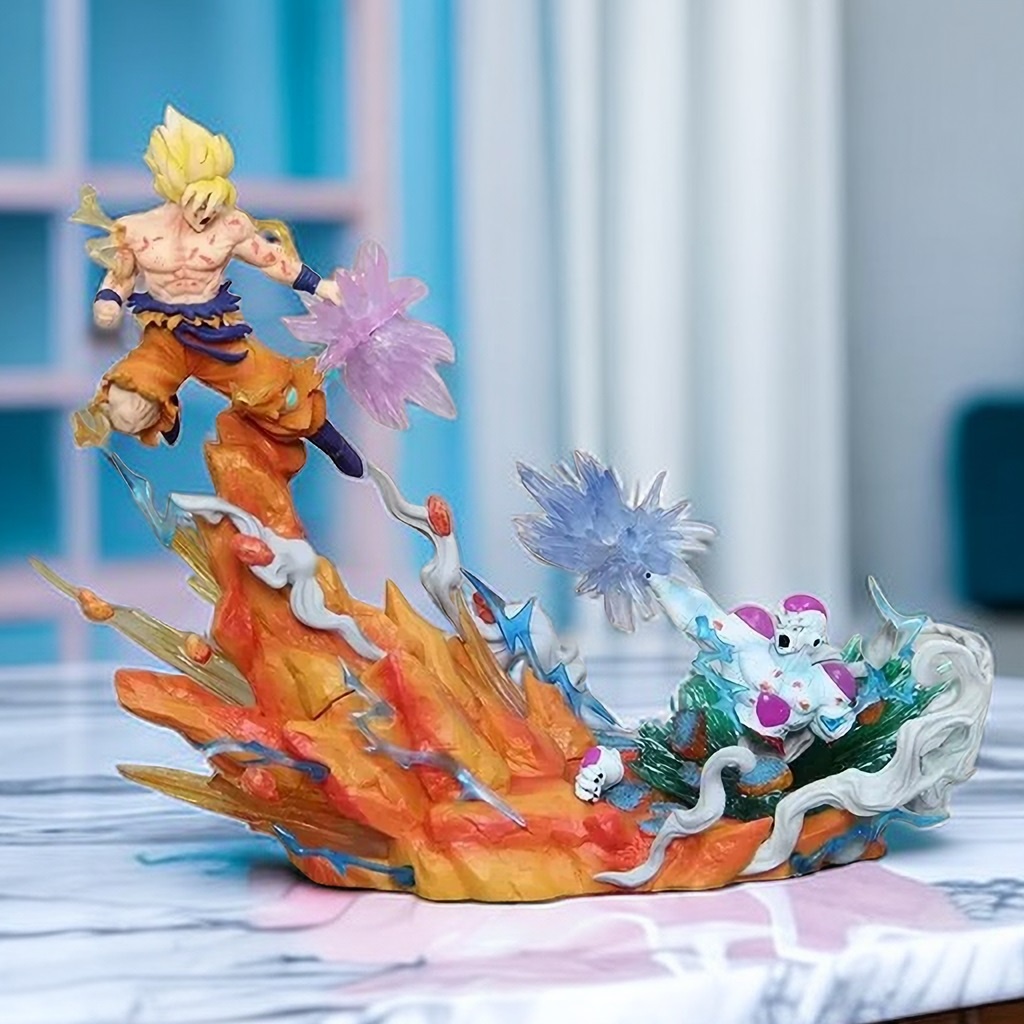 ฟิกเกอร์ Dragon Ball Z Sky Freezer Vs Goku Figure Sky Top Wcf ...