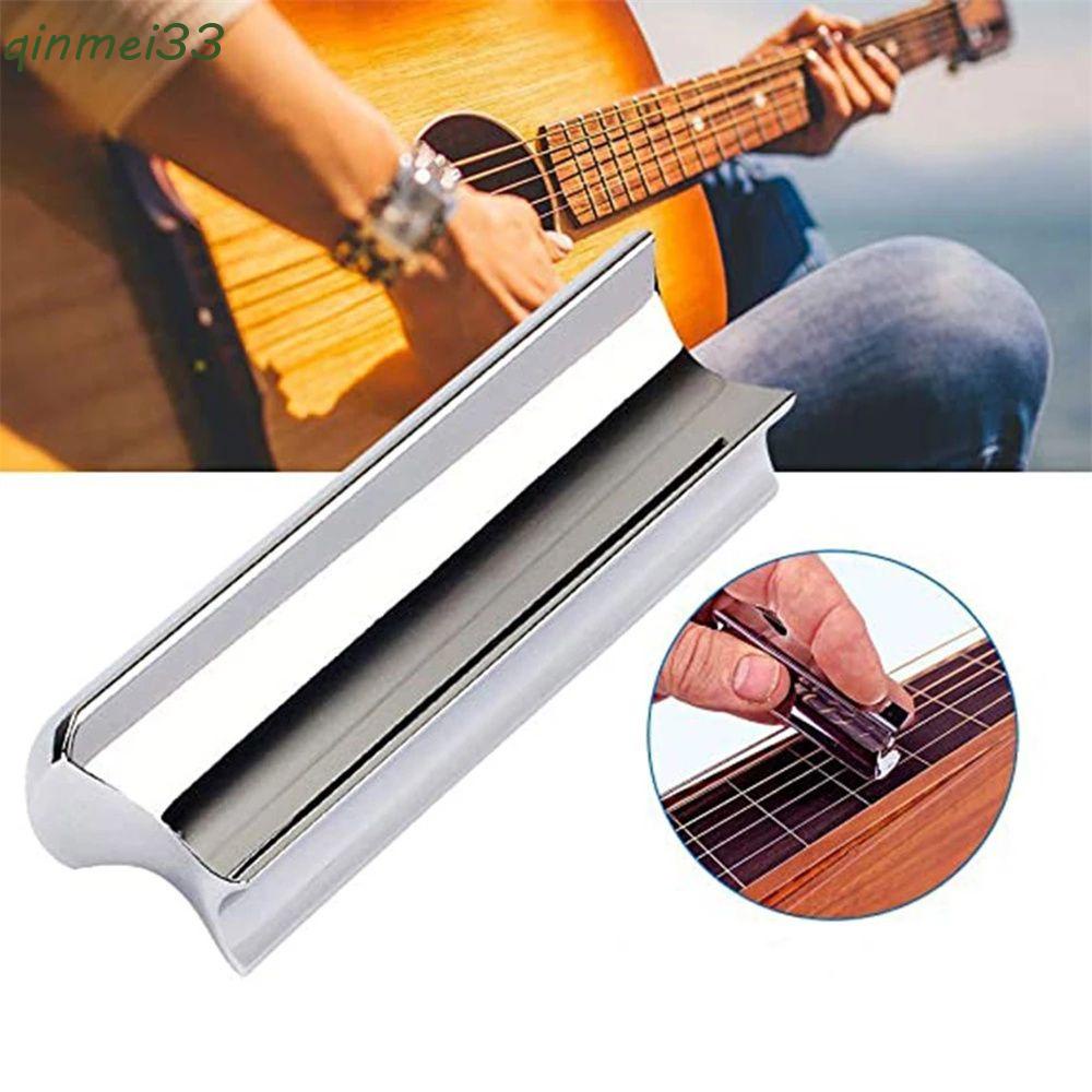 Qinmei สไลด์บาร์ สไลด์ อุปกรณ์เสริมเครื่องดนตรี แบบพกพา สําหรับกีตาร์ ...
