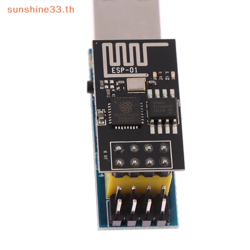 Thsun ESP01 อะแดปเตอร์โปรแกรมเมอร์ UART GPIO0 ESP-01 ESP8266 CH340G USB ...