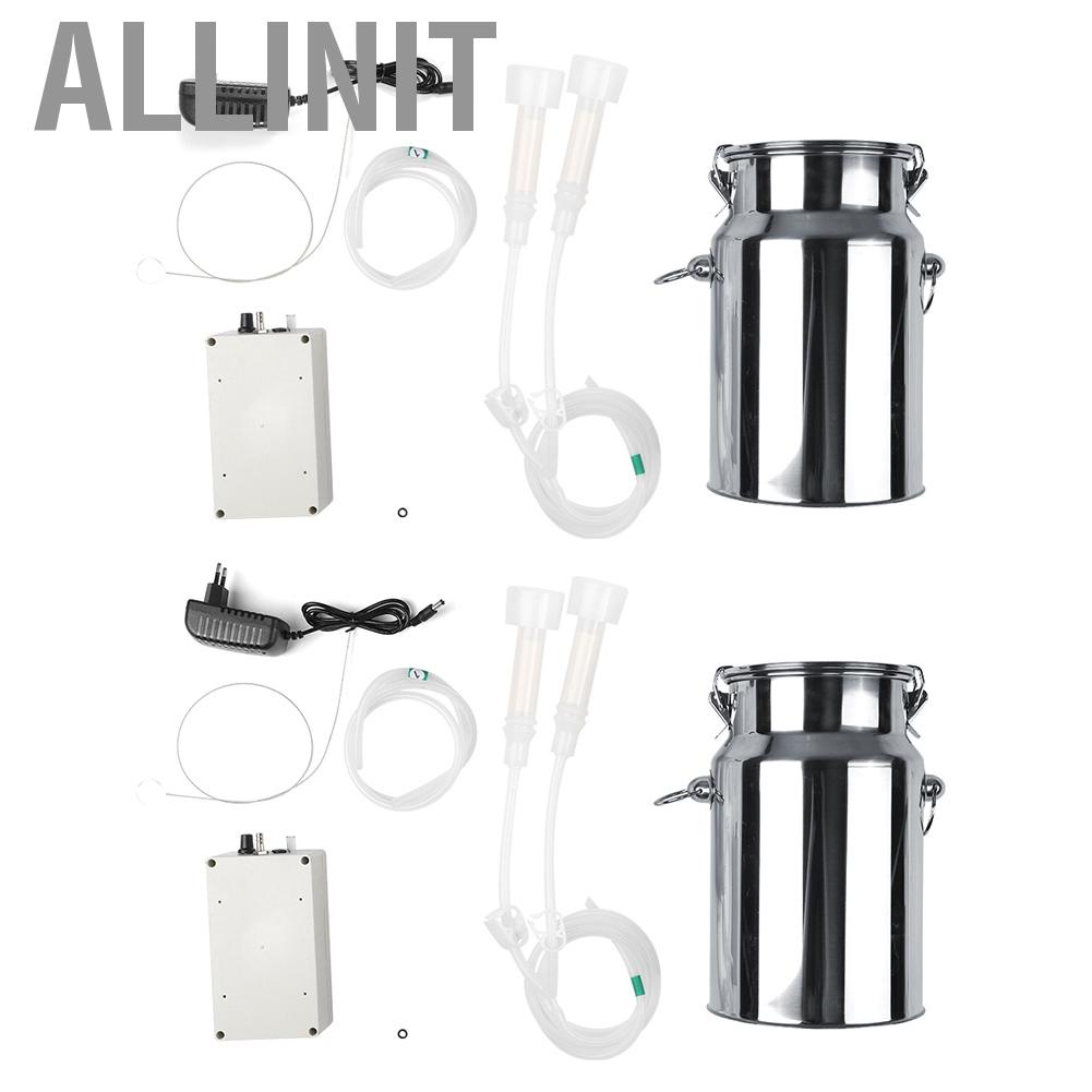 Allinit Portable Electric Milker Stainless Steel Mini Household 7L ...