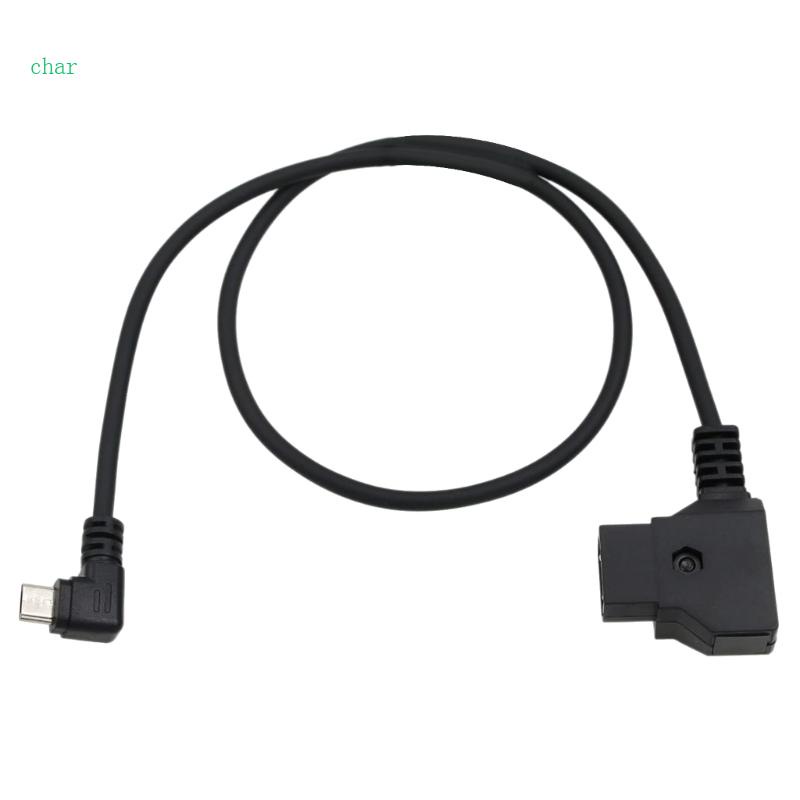 Char Dtap to Type C สายเคเบิ้ลพาวเวอร์ซัพพลายแบตเตอรี่กล้อง D Tap Input ...