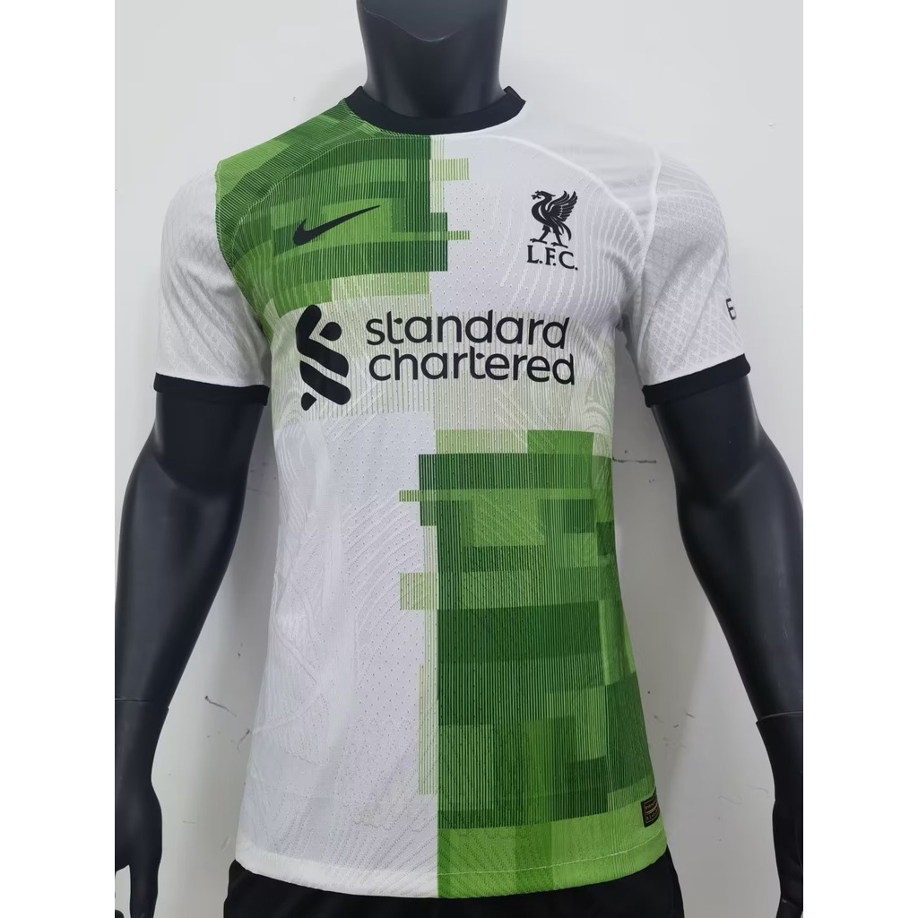 Player Version 】ใหม่ เสื้อกีฬาแขนสั้น ลายทีมชาติฟุตบอล Liverpool 2324 ...