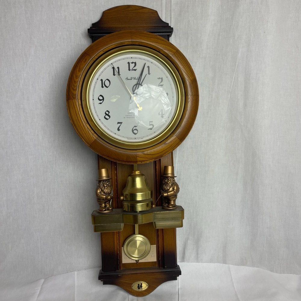 Small World Wall Clock Pendulum Clock [Used] Rhythm Watch Industry ...