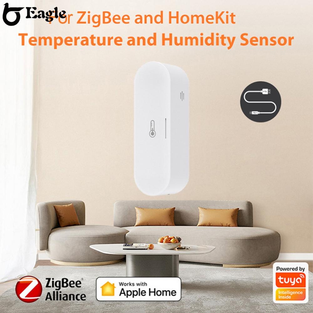 Temperature Humidity Sensor with HomeKit For Tuya ZigbeeHygrometer ...