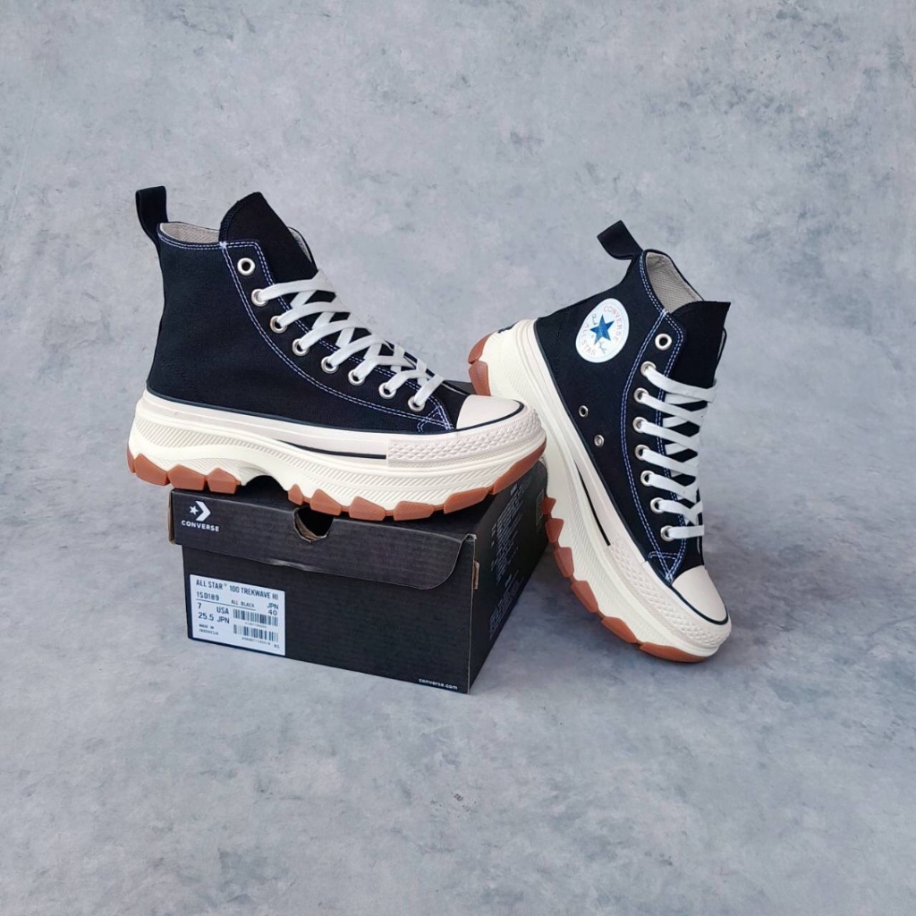 Converse CHUCK TAYLOR ALL STAR 100 TREKWAVE BLACK WHITE ORIGINAL FULL ...