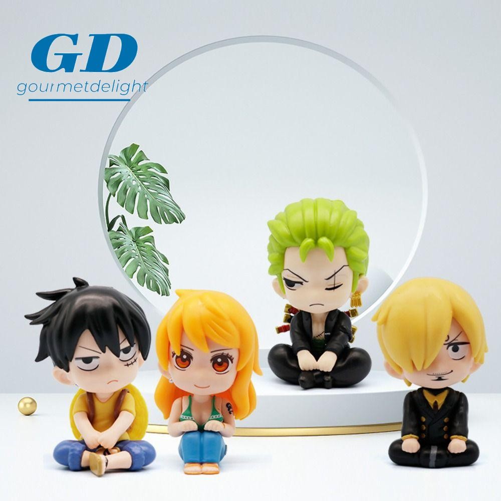 Gourmetdelight Luffy Action Figure, Nami ท่านั่ง Sanji ตุ๊กตา, ของขวัญ ...