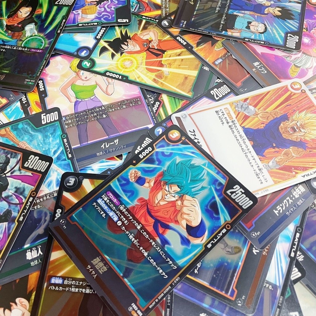 Bandai Japanese Dragon Ball FB03 FB04 การ์ดทั่วไป แฟลชการ์ด จัดส่งแบบสุ่ม การ์ดของแท้ที่ปรารถนา ...