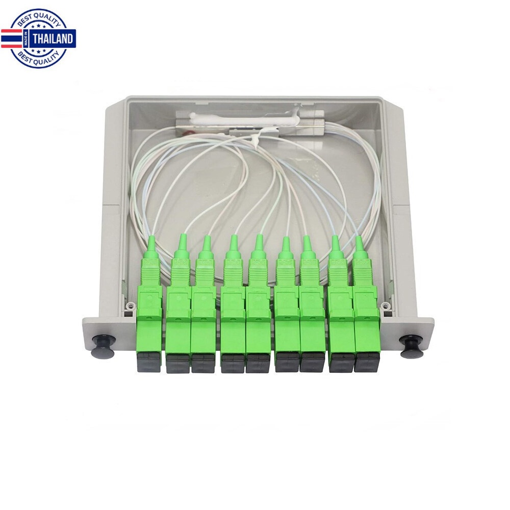 SC/APC Splitter 1 to 8 Optical Splitter Telecom Grade Radio and ...