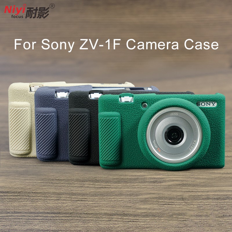 เคสกระเป๋าใส่กล้อง ซิลิโคนนิ่ม อุปกรณ์เสริม สําหรับ Sony ZV-1F ZV1F ZV1II ZV1M2 ZVE10 ZV1 ...
