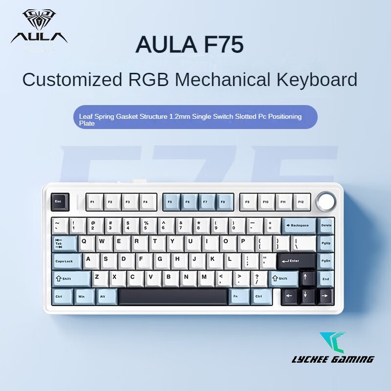 สต็อกพร้อม!! Aula F75 ที่กําหนดเองปะเก็นคีย์บอร์ดแบบกลไกโครงสร้าง full ...