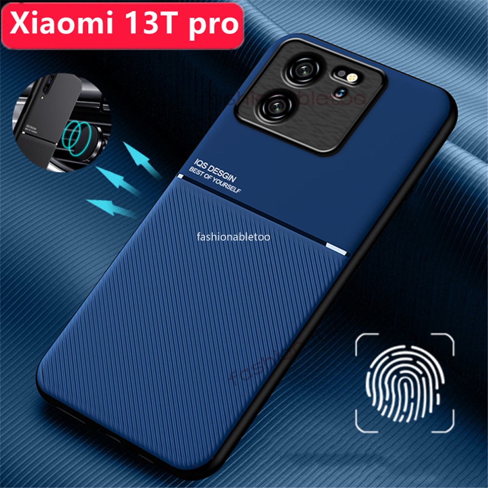 เคสโทรศัพท์มือถือซิลิโคน TPU ผิวด้าน กันกระแทก มีขาตั้ง สําหรับ Xiaomi 13T pro 13 T 13tpro 13pro ...