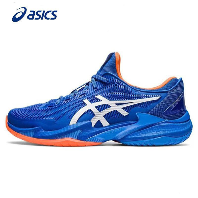 โรงงานขายตรง2023 Asics รองเท้าผู้ชาย Professional รองเท้าเทนนิสสนามกีฬา ...