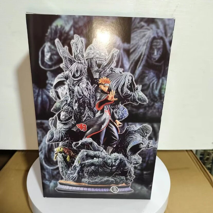 24cm Naruto Akatsuki Pain Ten Tails Anime Action Figure Outer Path Pain ...