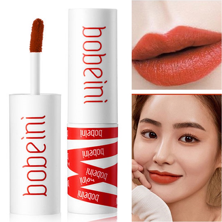 Bobeini lips ลิปสติก เนื้อแมตต์ ติดทนนาน ลิปสติกกันน้ำ | Shopee Thailand