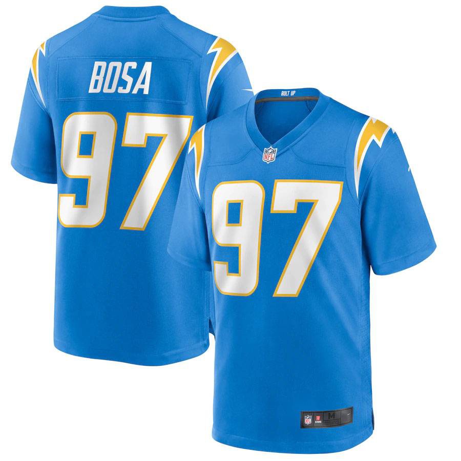 เสื้อกีฬาแขนสั้น ลายทีมชาติฟุตบอล Los Angeles NFL James Bosa Herbert ...