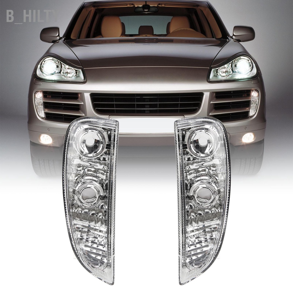 B_HILTY 2 ชิ้นด้านหน้า Daytime Running Light 95563118202 สำหรับ Cayenne ...