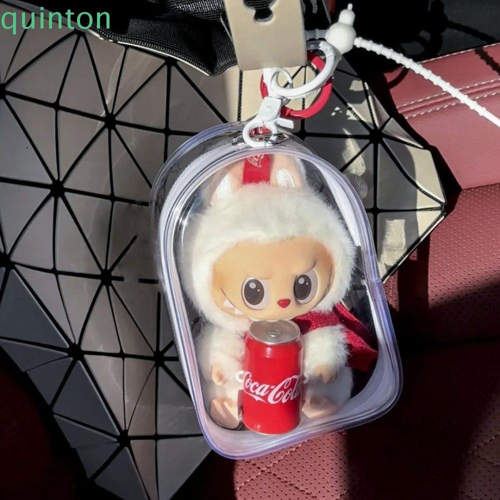 Quinton Cola Labubu V2 ตุ๊กตากระเป๋า,พร้อมพวงกุญแจฝุ่นนั่ง Labubu ...