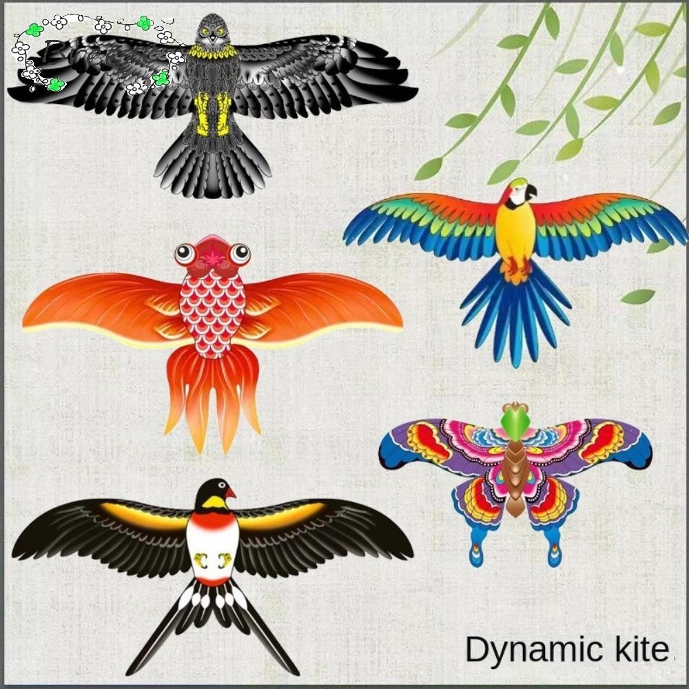 Breeze Dynamic Kite, Fishing Pole Kuromi Cartoon Eagle Kite, Kite Line ...