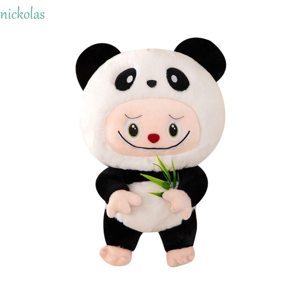 Nickolas Panda Labubu Plush ของเล่น, Big Eye ตุ๊กตา Labubu ตุ๊กตา Plush ...