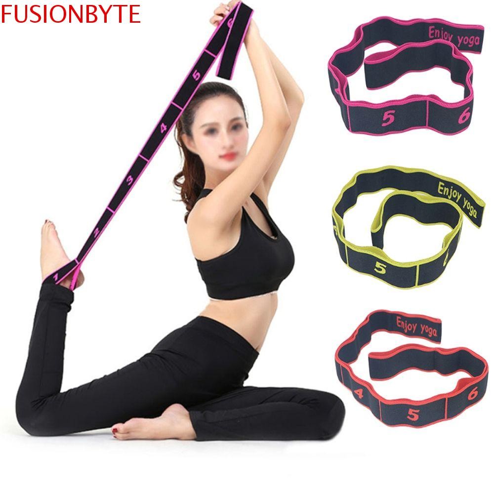 Fusionbyte วงยืดหยุ่นยิมนาสติกการฝึกอบรมพิลาทิสกีฬาโยคะเข็มขัดความตึงเครียด Band Dance ...