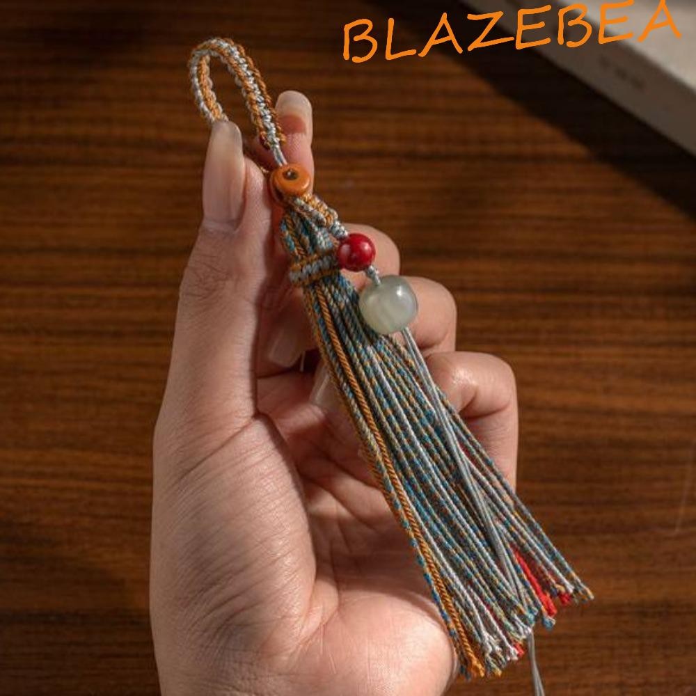 Blazebea DIY โบฮีเมียนพู่,ทอมือจี้ที่มีสีสันแขวนพู่,สร้างสรรค์ลูกปัดสไตล์ชาติพันธุ์พวงกุญแจ ...