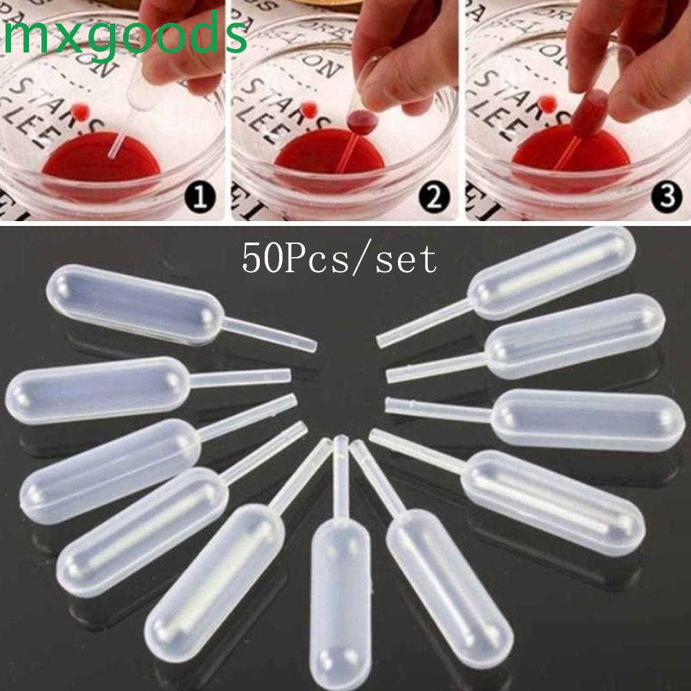 Mxgoods หลอดปิเปตต์ แบบใส สําหรับทําเบเกอรี่ คัพเค้ก เยลลี่ มิลค์เชค 50 ชิ้น/ชุด | Shopee Thailand