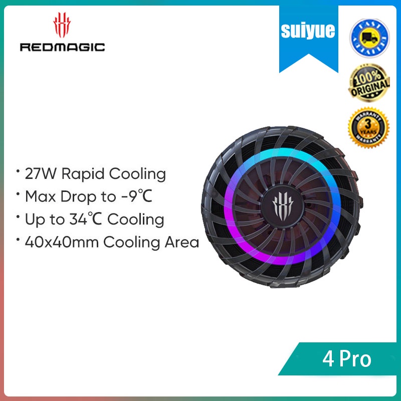 Nubia Redmagic Cooler 4 Pro Ice FunCooler 27w Redmagic Ice 4.0 | Shopee Thailand