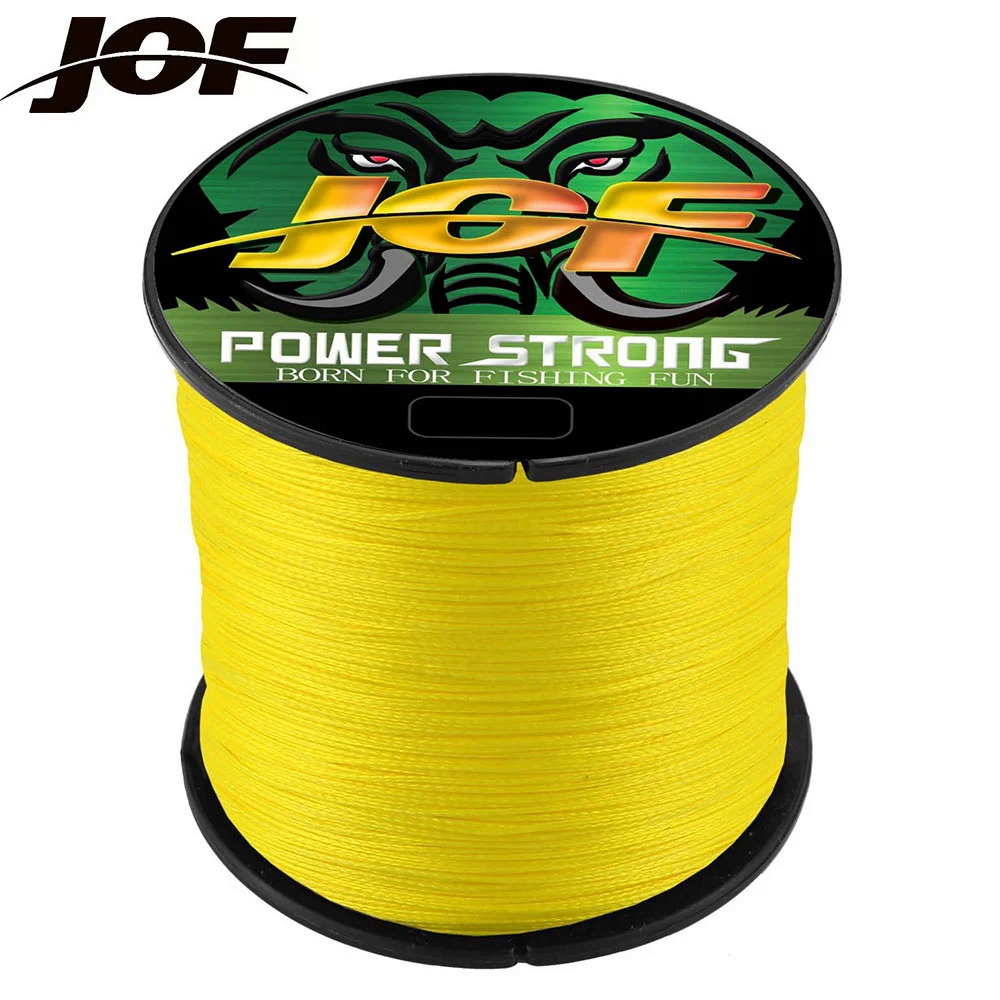 JOF 4 ถัก x4 Strands 300M 100M Fly สายตกปลา Multifilament ลวด Pesca 10-85LB ปลาคาร์พทะเลน้ําเค็ม ...