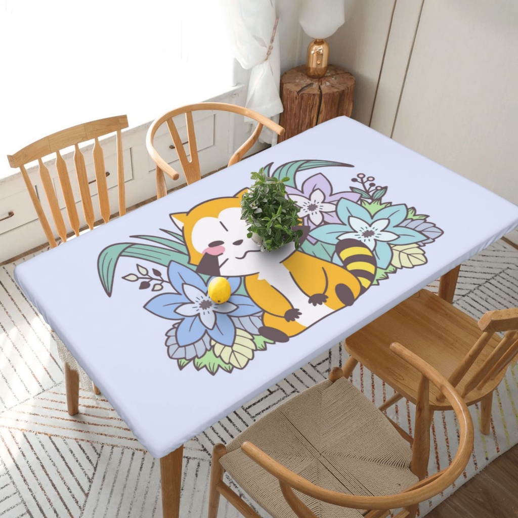 Puchi Rascal ผ้าคลุมโต๊ะ ทรงสี่เหลี่ยม กันน้ํามัน 76*152 ซม. 5 ฟุต | Shopee Thailand