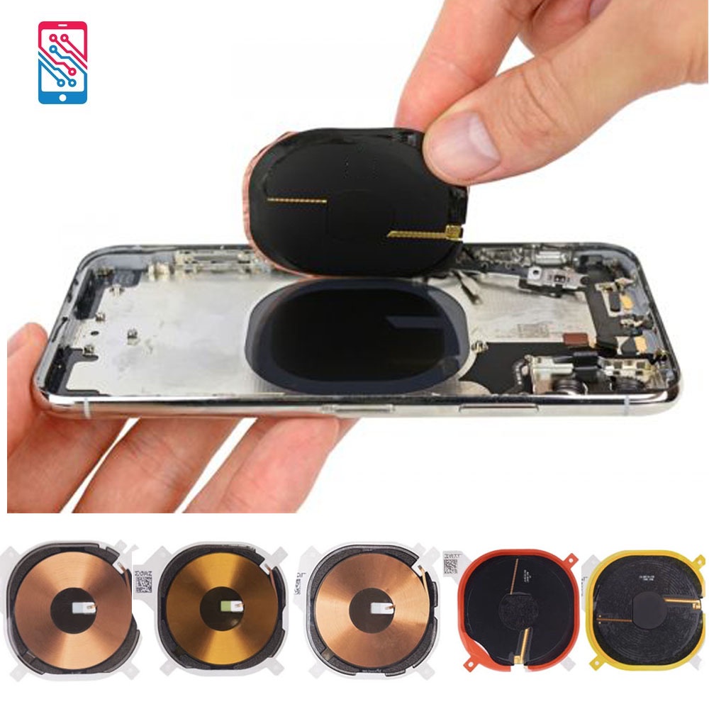 สติกเกอร์เสาอากาศชิป NFC QI ไร้สาย สําหรับ iPhone 8G 8 Plus X XR XS XSMax | Shopee Thailand