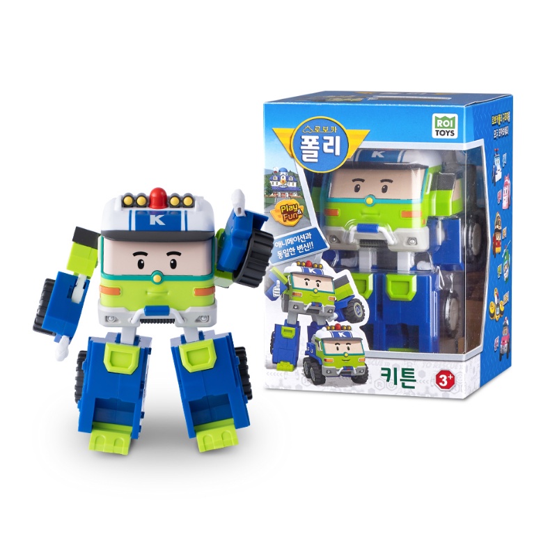 ROBOCAR POLI Transformation Robot Toy 4 Inch Desert Rescue Team Friends ...