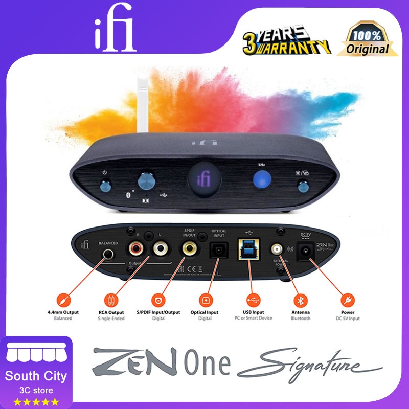 Ifi ZEN One ลายเซ็น | บลูทูธ 5.1 | ออปติคอล | Usb | Rca | เครื่อง ...