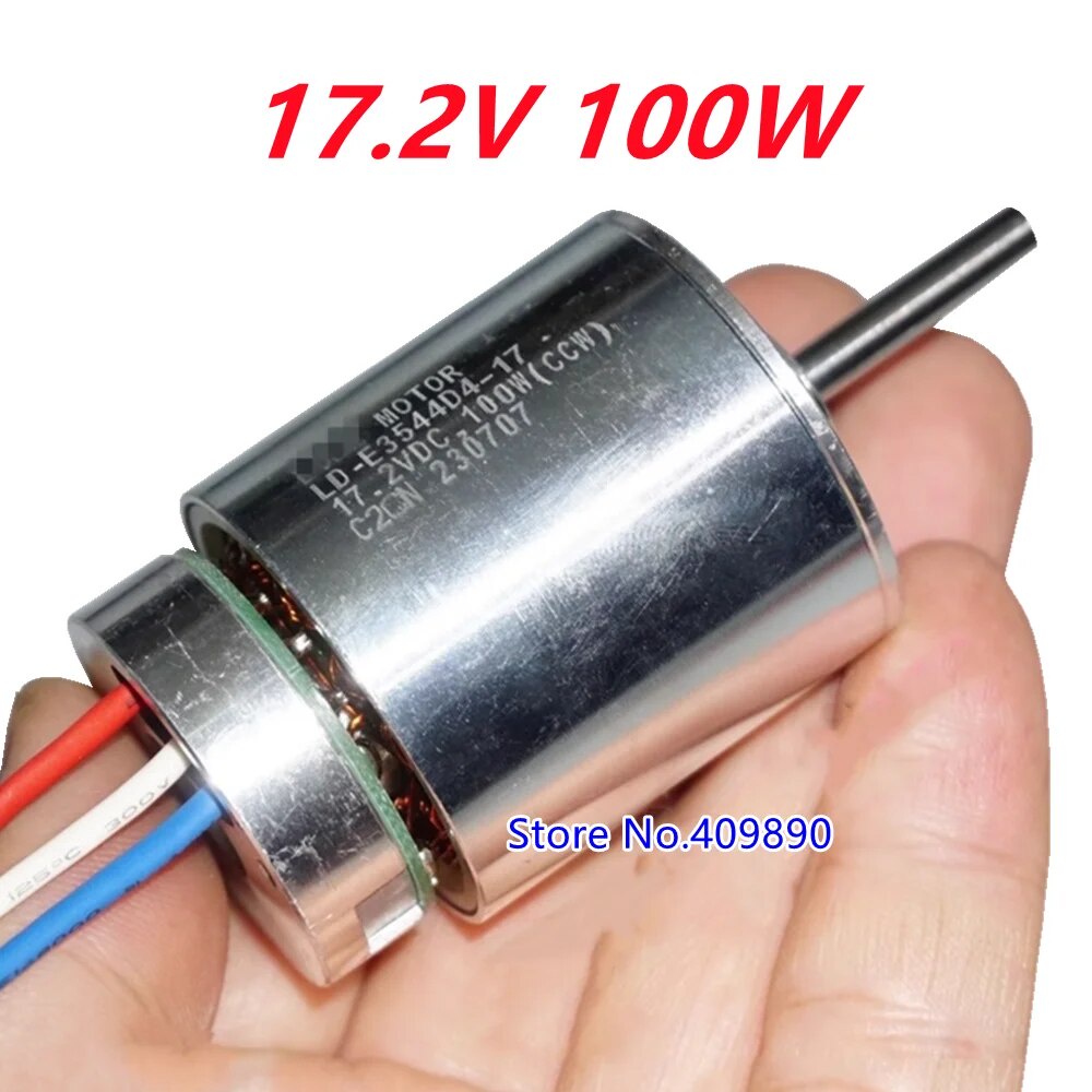 Powerful 100W Brushless Motor with External Rotor for 35mm Neodymium ...