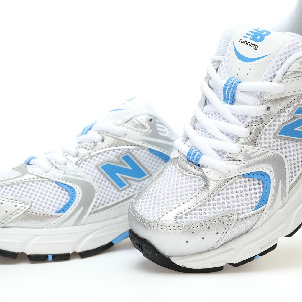 ลิขสิทธิ์แท้ New Balance MR530 Silver University Blue วินเทจช็อกกันลื่น ...