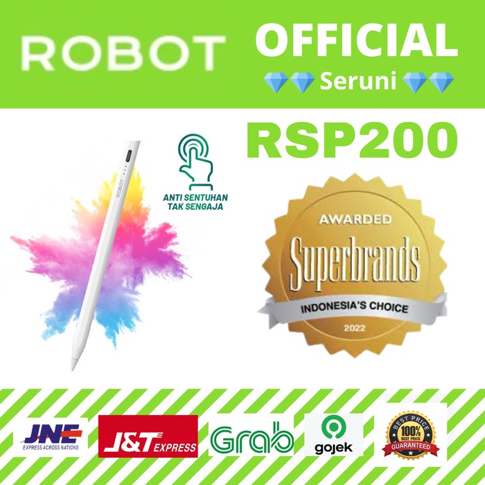 Robot RSP200 ปากกาสไตลัสแบบแอคทีฟสําหรับ iPad ของแท้ | Shopee Thailand