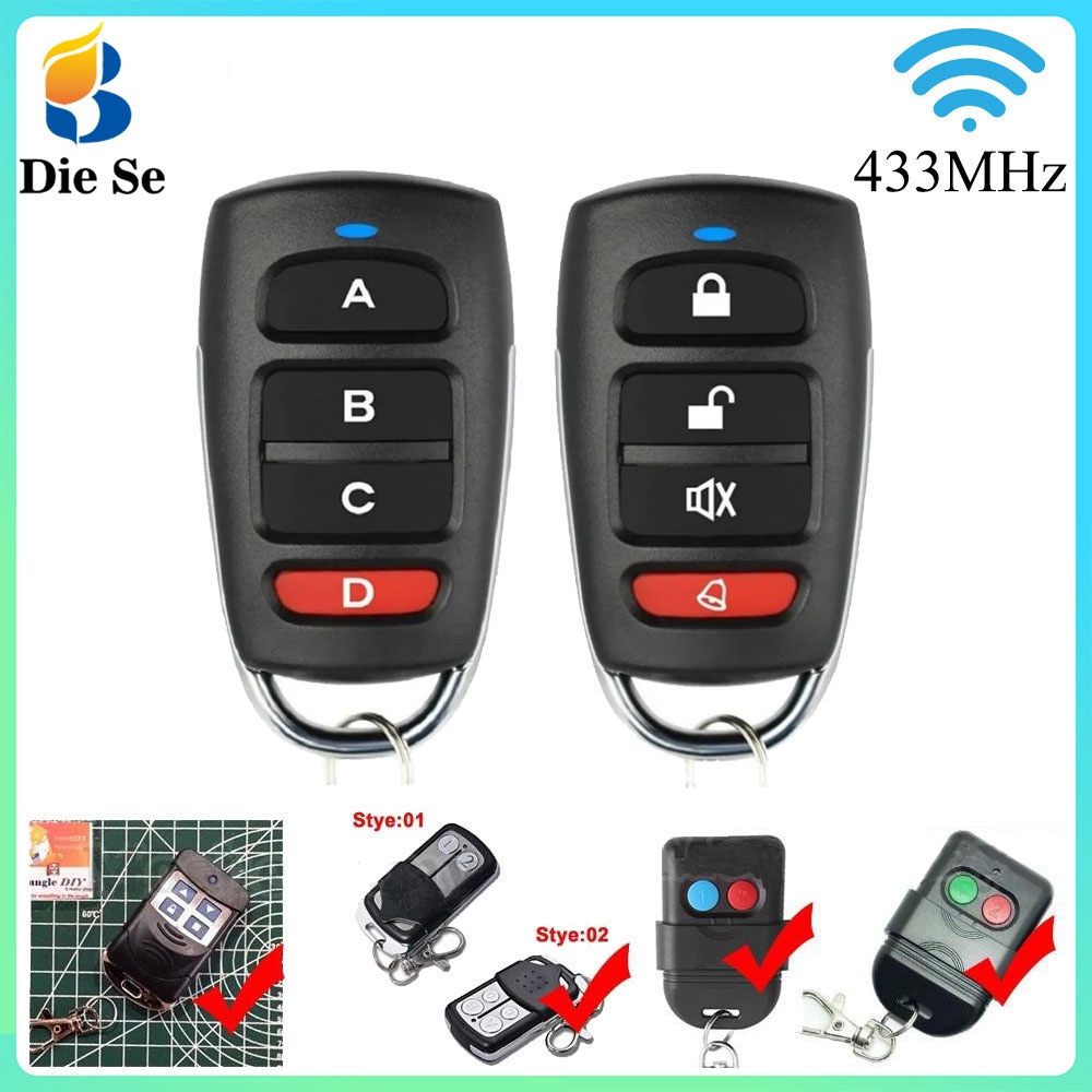 433mhz Clone Remote Transmitter Copy Duplicator สําหรับ Autogate Garage ...