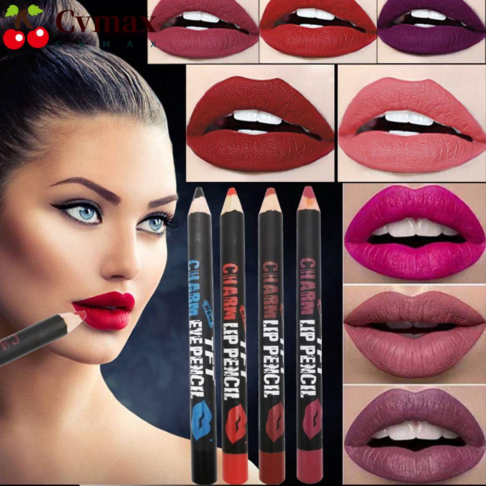 Cvmax ดินสอเขียนขอบปาก ลิปสติก เนื้อแมตต์ กันน้ํา ติดทนนาน 8 สี | Shopee Thailand