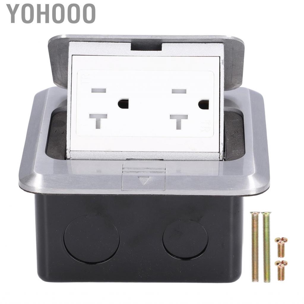 Yohooo 250V 20A Electrical Outlet Embedded Pop Up Floor Power US Socket ...