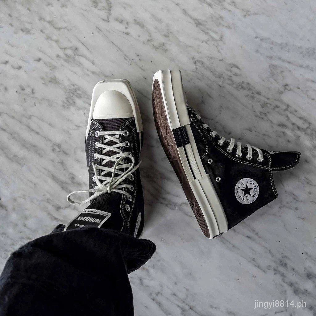 Converse RICK OWENS x DRKSHDW x Chuck Taylor All Star 70 High top black ...