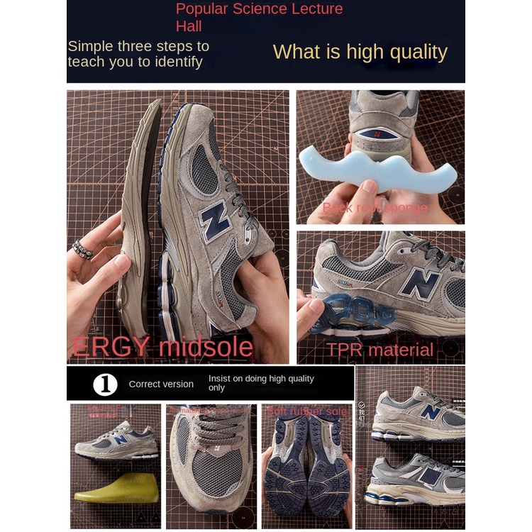 New Bailun 2002r GANSO รองเท้าผู้ชายสีเทา Flagship Store สินค้าแท้อย่าง ...