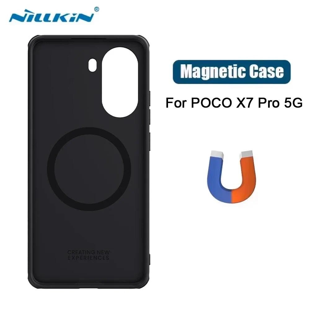 สําหรับ POCO X7 Pro Case NILLKIN Frosted Shield Pro ฝาครอบแม่เหล็ก ...