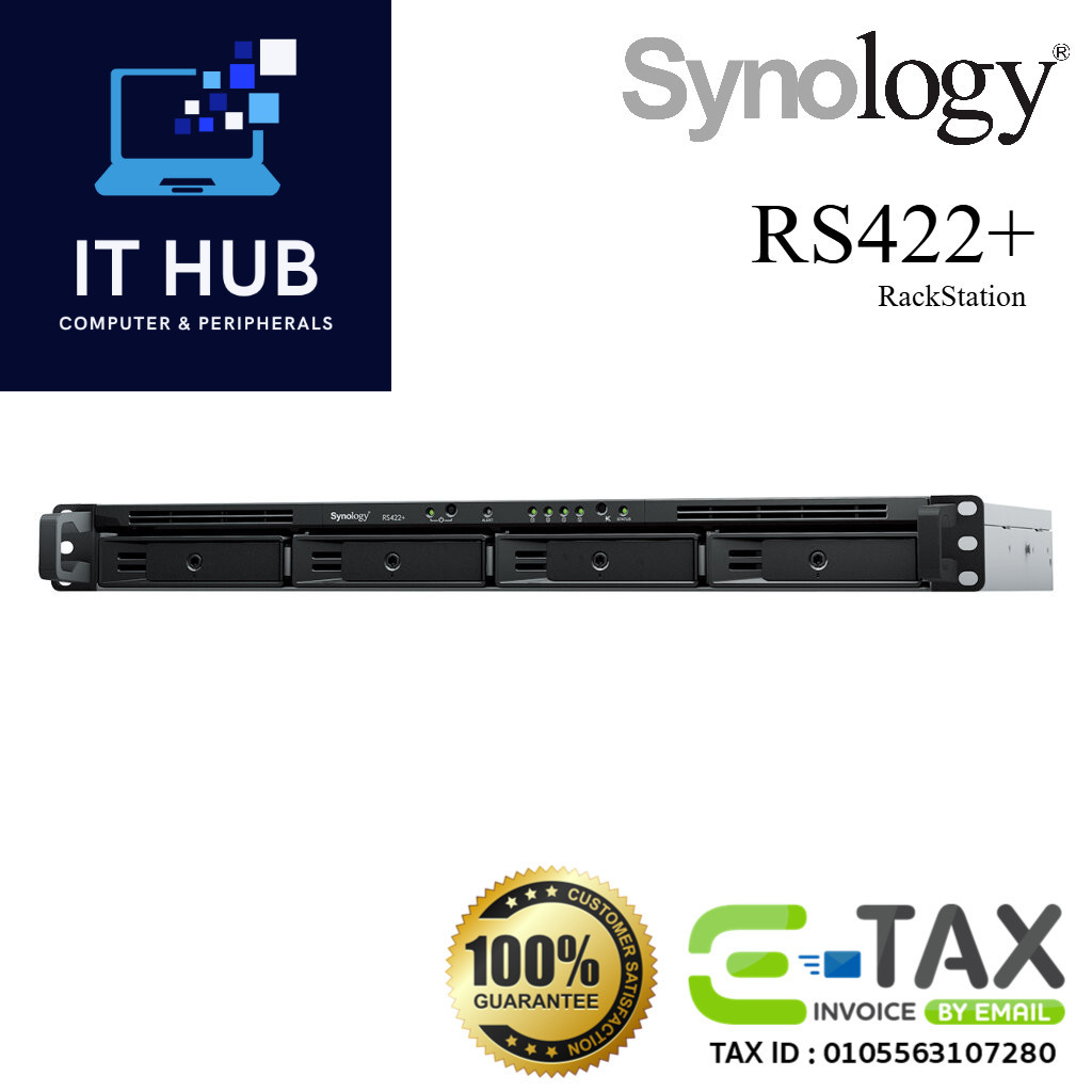 Synology RackStation RS422+ (HDD 4 Bays, AMD Ryzen R1600 2.6Ghz, 2GB ...