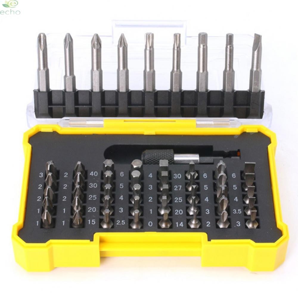 ชุดไขควงหลายบิตพร้อมสําหรับ Torx Hex Slotted Bits เหมาะสําหรับสกรูทั้งหมด | Shopee Thailand
