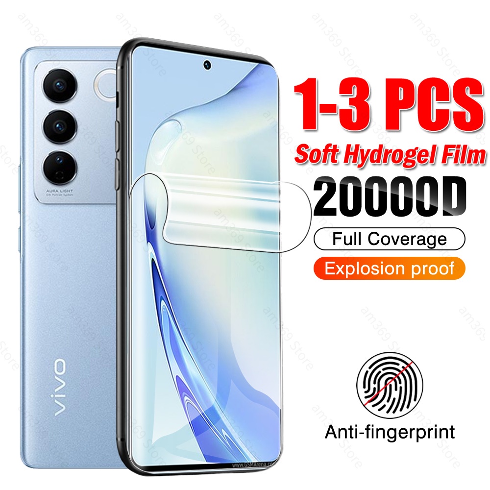 ฟิล์มไฮโดรเจลกันรอยหน้าจอ ไม่ใช่กระจก สําหรับ Vivo V27 5G 2023 6.78 ...